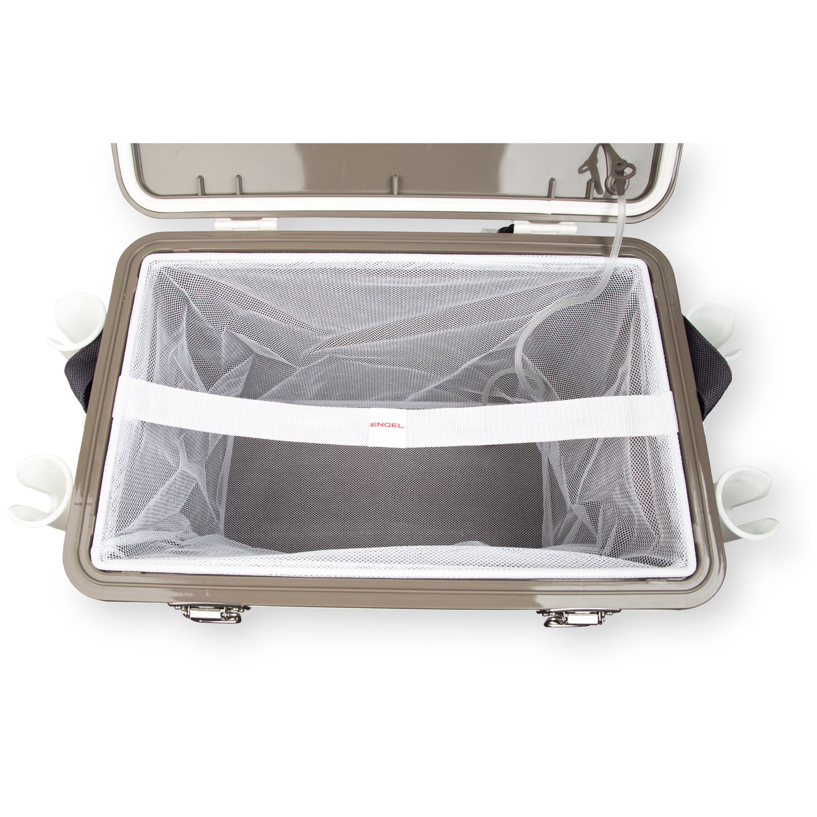 Original 30 Quart Live Bait Drybox/Cooler with Rod Holders – Engel Coolers